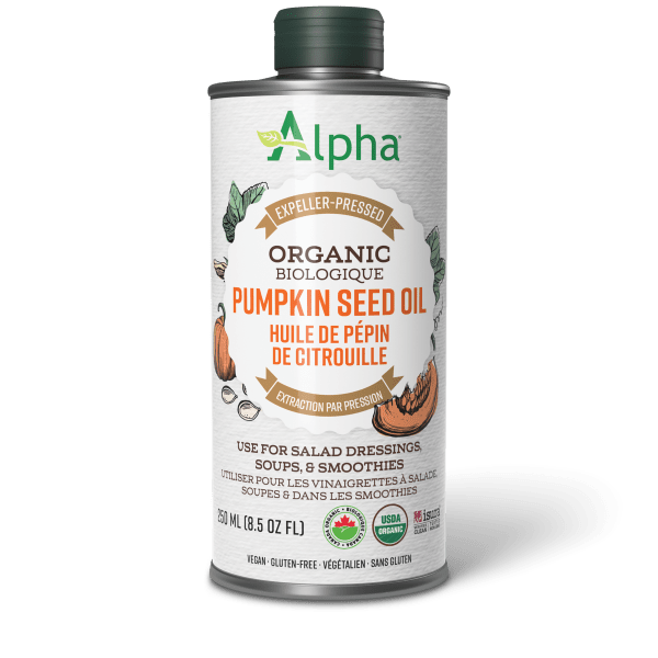 Organic Pumpkin Seed Oil 250 mL | Alpha Health